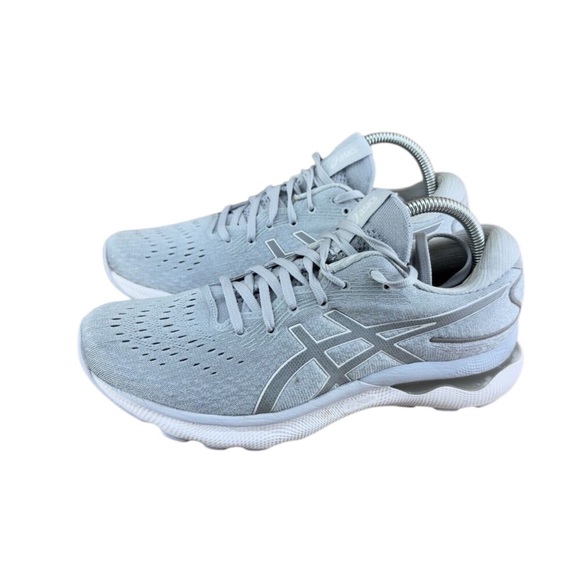 Asics | Shoes | Asics Womens Gel Nimbus 24 12b201 Gray Running Shoes ...